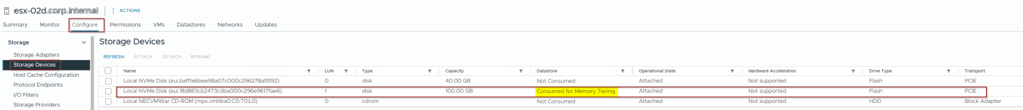 Deploying vSphere 9.0 Memory Tiering over NVMe: Host-Level Activation-Part-01 – Puneet Sharma