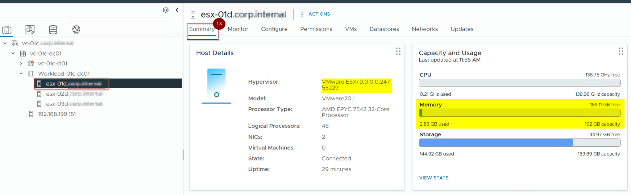 Deploying vSphere 9.0 Memory Tiering over NVMe: Host-Level Activation-Part-01 – Puneet Sharma
